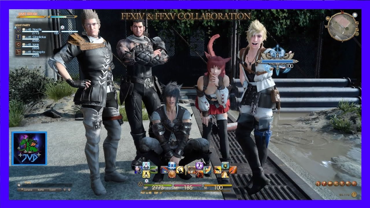 Final Fantasy XV + Final Fantasy XIV Crossover Event Walkthrough 🐲 ...