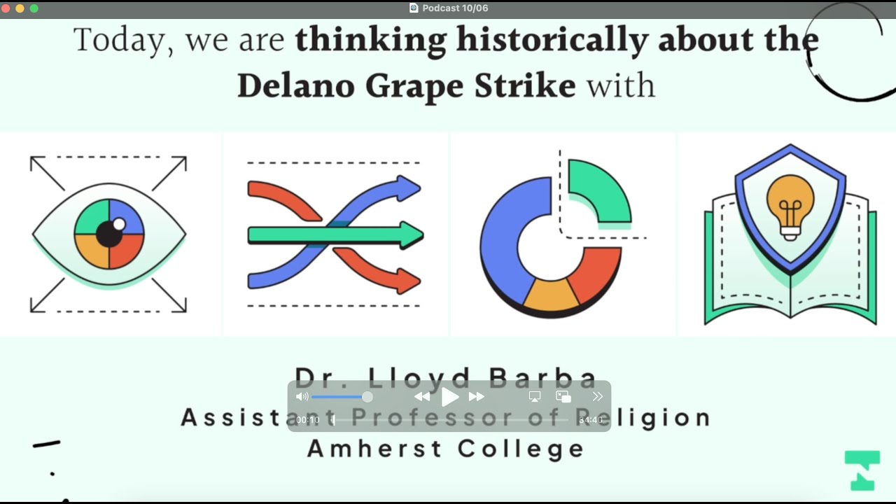 Thinking Historically About the Delano Grape Strike with Dr. Lloyd ...