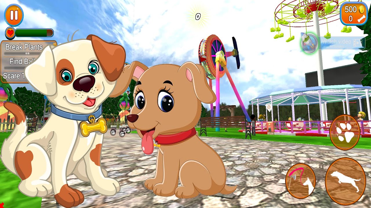 Virtual Puppy Simulator Game | Dog - YouTube