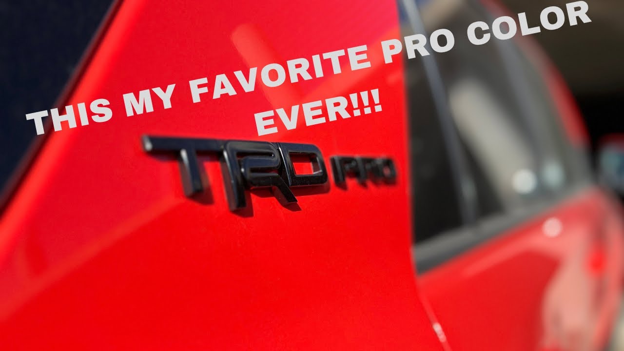 2023 Toyota 4RUNNER TRD PRO in SOLAR OCTANE! - YouTube