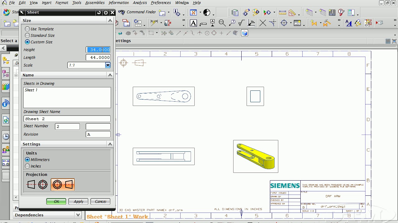 2 Add a second drawing sheet DTM - YouTube