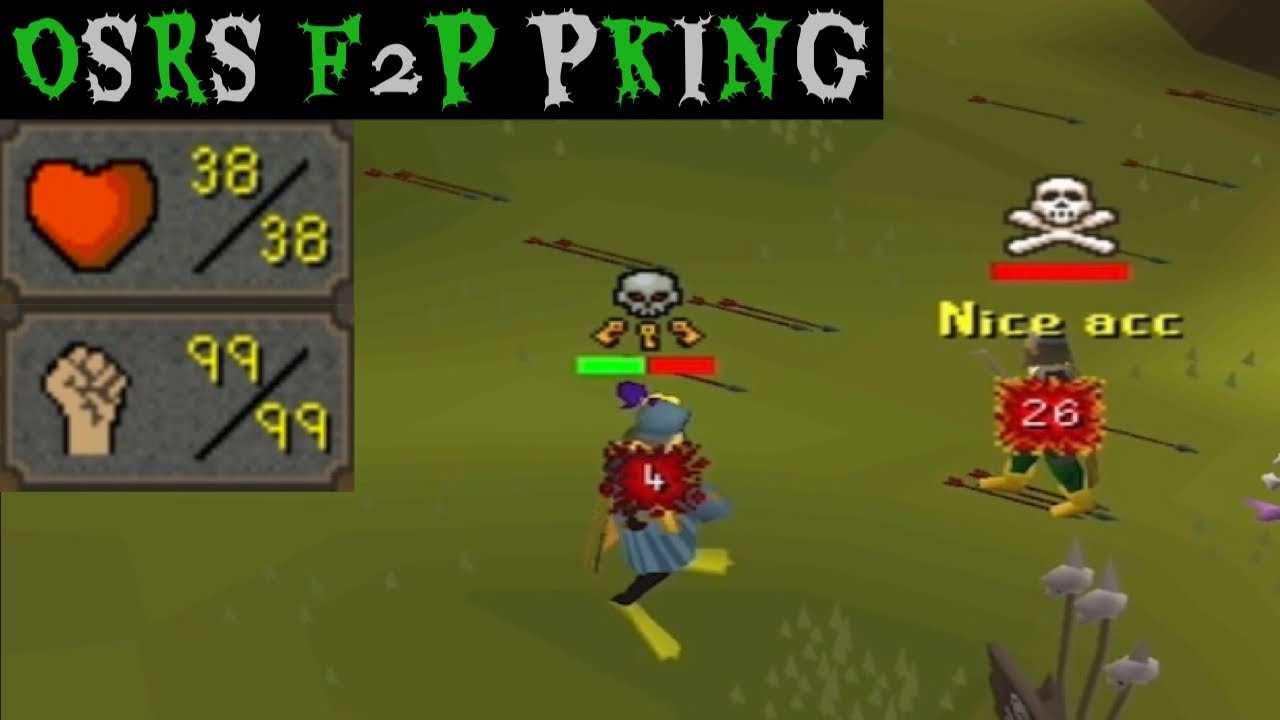 INSANE BUILD VISITS EDGEVILLE! OSRS F2P PKING IRONMAN - YouTube