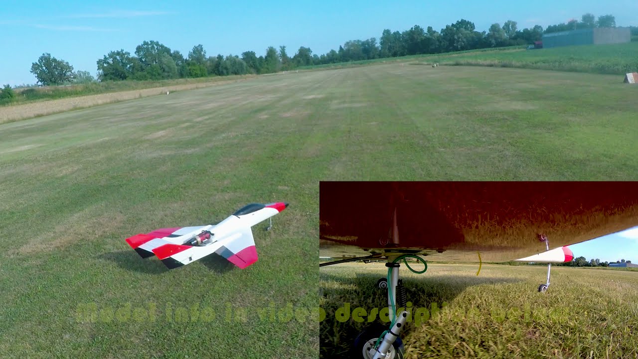 Falcon 120 jet model onboard cameras - DEMO - YouTube