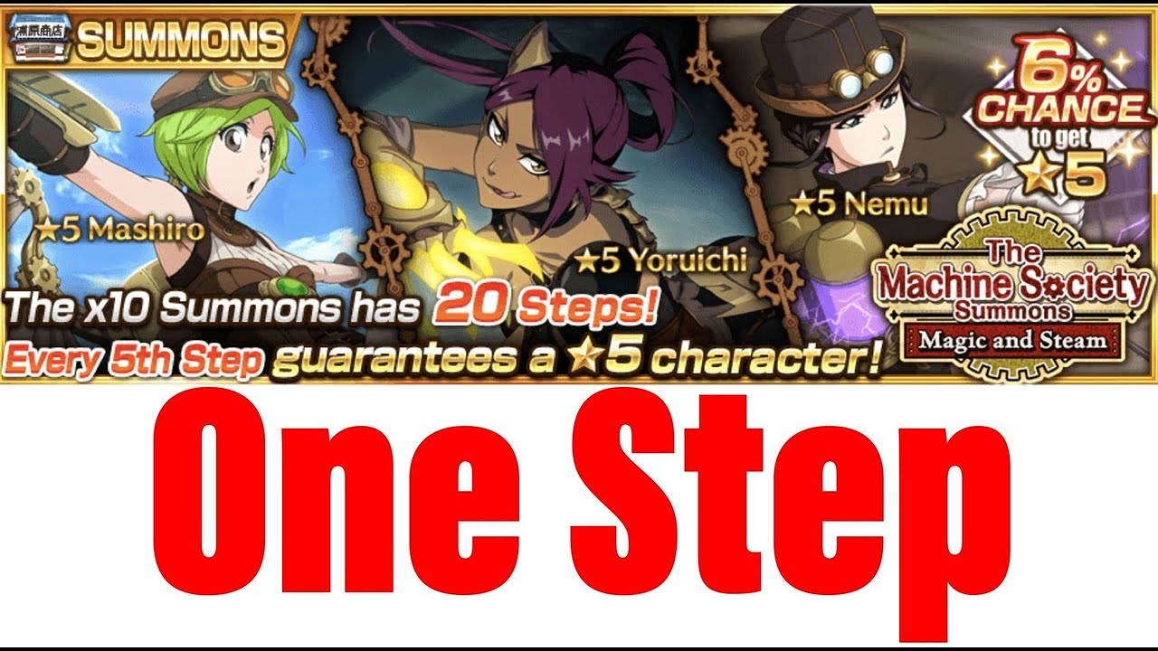 THE MACHINE SOCIETY SUMMONS || Bleach Brave Souls || Acc 1600+days ...
