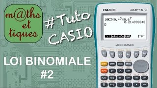 calcul loi binomiale calculatrice ti 82