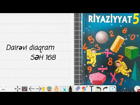 Riyaziyyat 5_ci sinif derslik seh 168..Dairevi diaqram