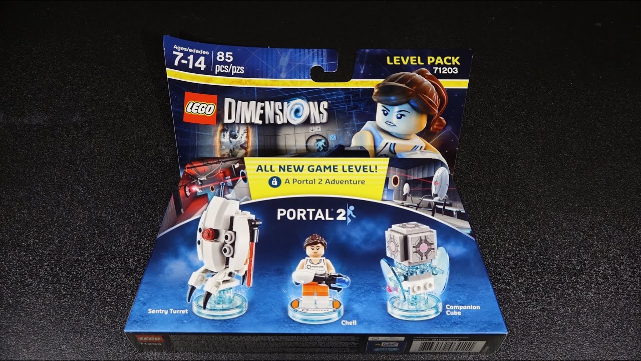 LEGO Dimensions Level Pack (Portal 2) :UnBoxing - YouTube