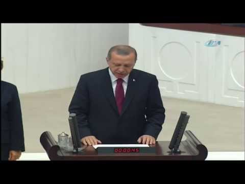 Cumhurbaşkanı RECEP TAYYİP ERDOĞAN Yemin Töreni 28.08.2014