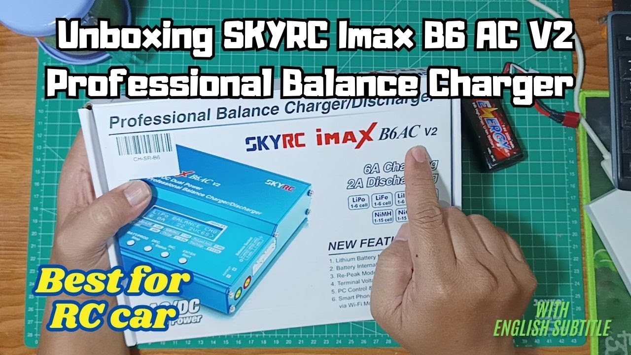 Unboxing SKYRC IMax B6 AC V2 Professional Balance Charger with English ...
