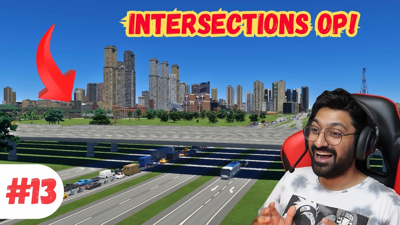 🛣️ 6 Intersections! Highway Connections! 🚗 Traffic Smooth! | Cities ...