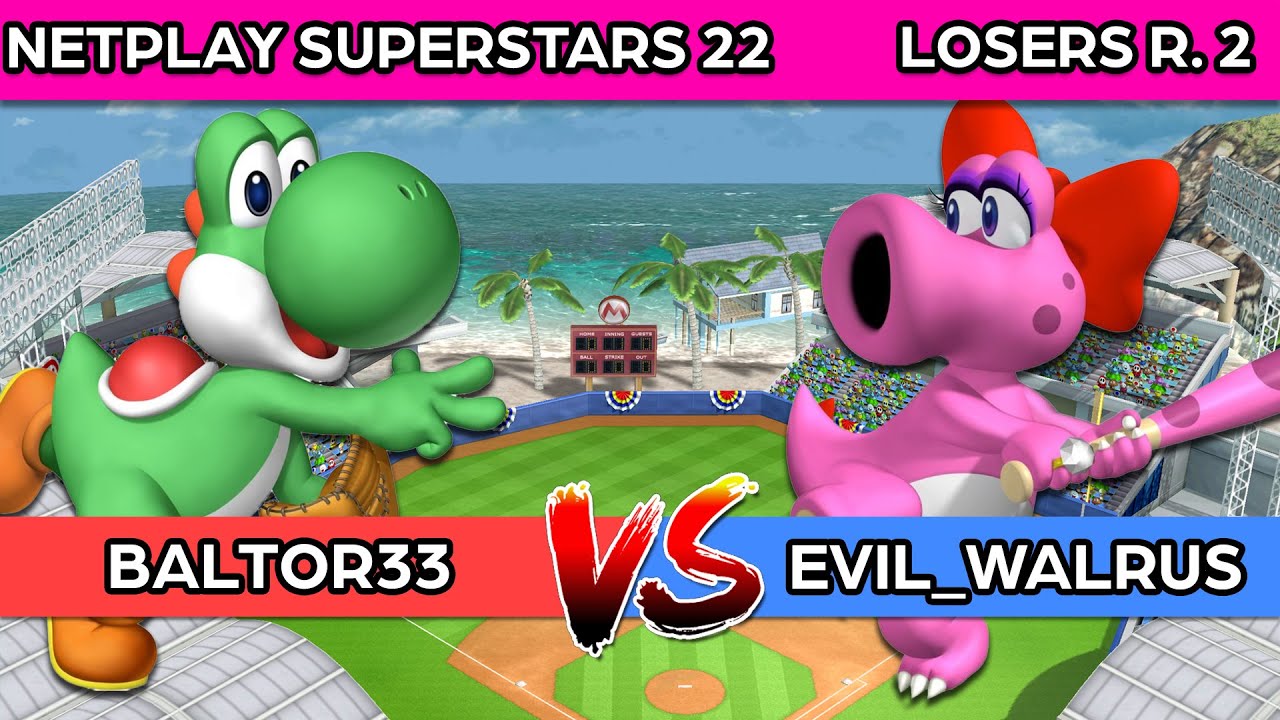 Netplay Superstars 22 Losers Round 2: Baltor33 vs Evil_Walrus - YouTube