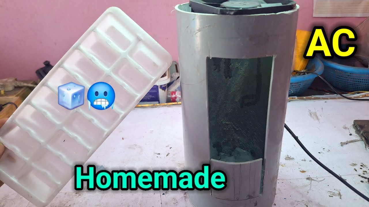 how to make AC at home | easy to make it #ac #diy #summer - YouTube