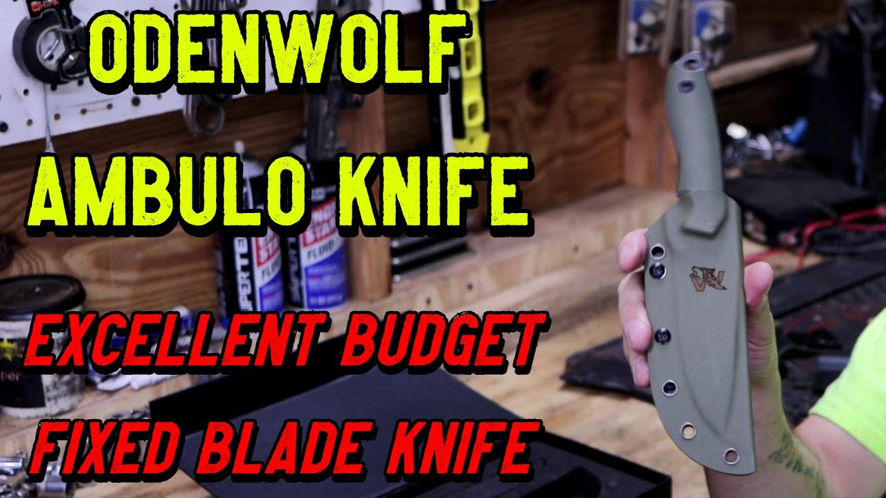 The Ambulo Knife from @ODENWOLF_US , AMAZING VALUE! A Review by @GettinJunkDone - YouTube