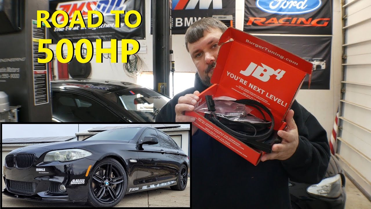 Installing the JB4 on the BMW F10 N63 550i - YouTube