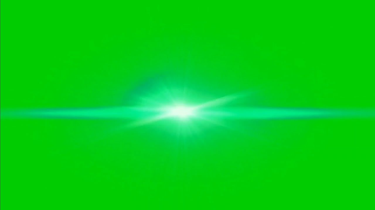Green screen flash light spark effect - YouTube