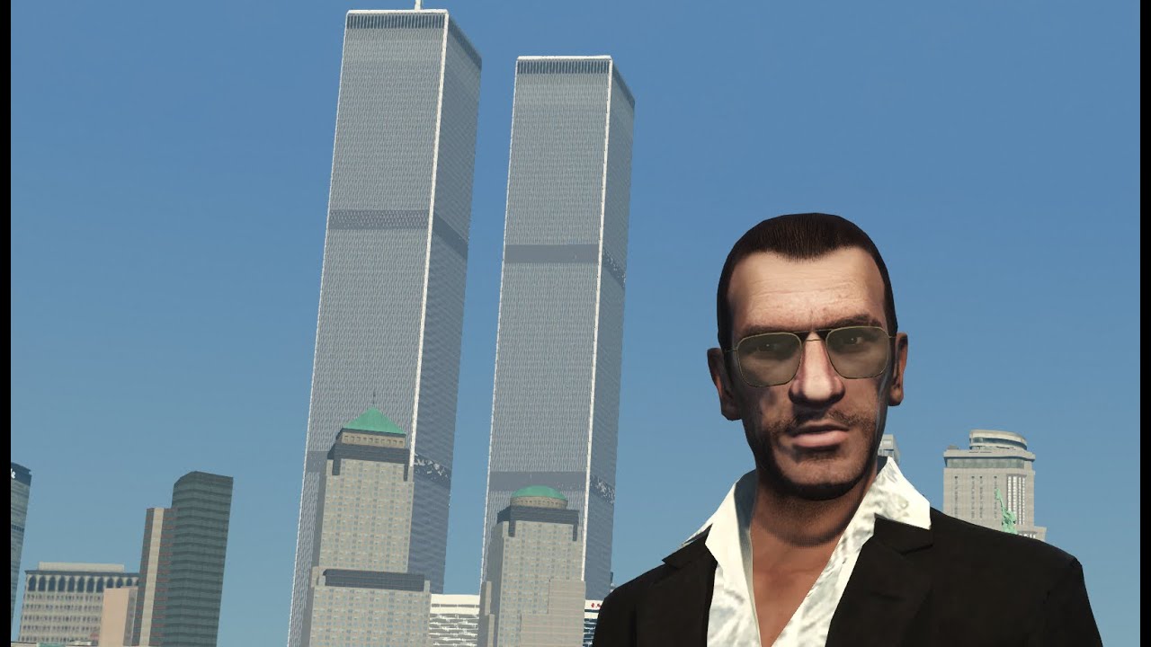 Grand Theft Auto IV with World Trade Center Mod - YouTube