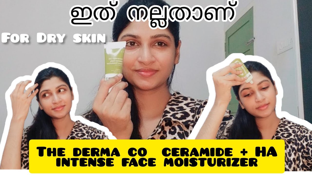 The derma co ceramide +HA intense face moisturizer for dry skin review ...