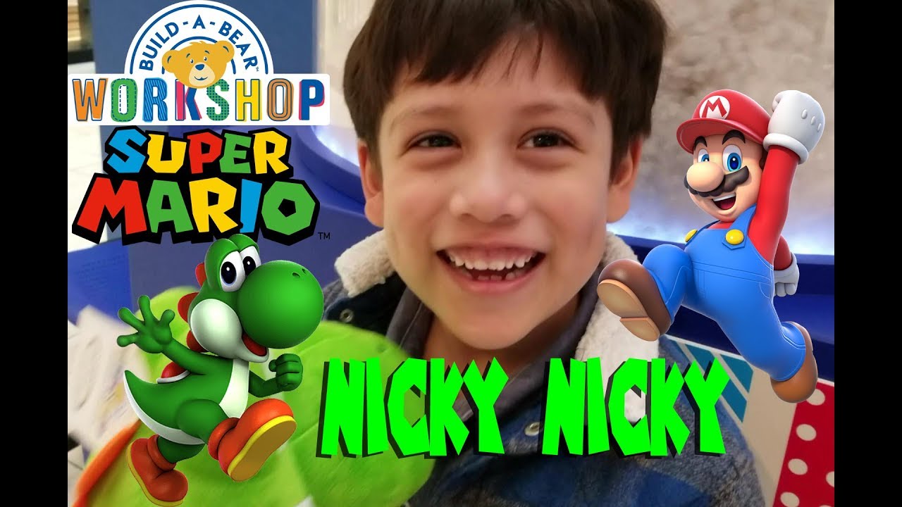 Build a Bear Yoshi Super Mario Nintendo - YouTube