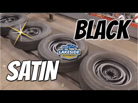 How to Sand & Paint Your Wheels Satin Black - Cheap & Easy - YouTube