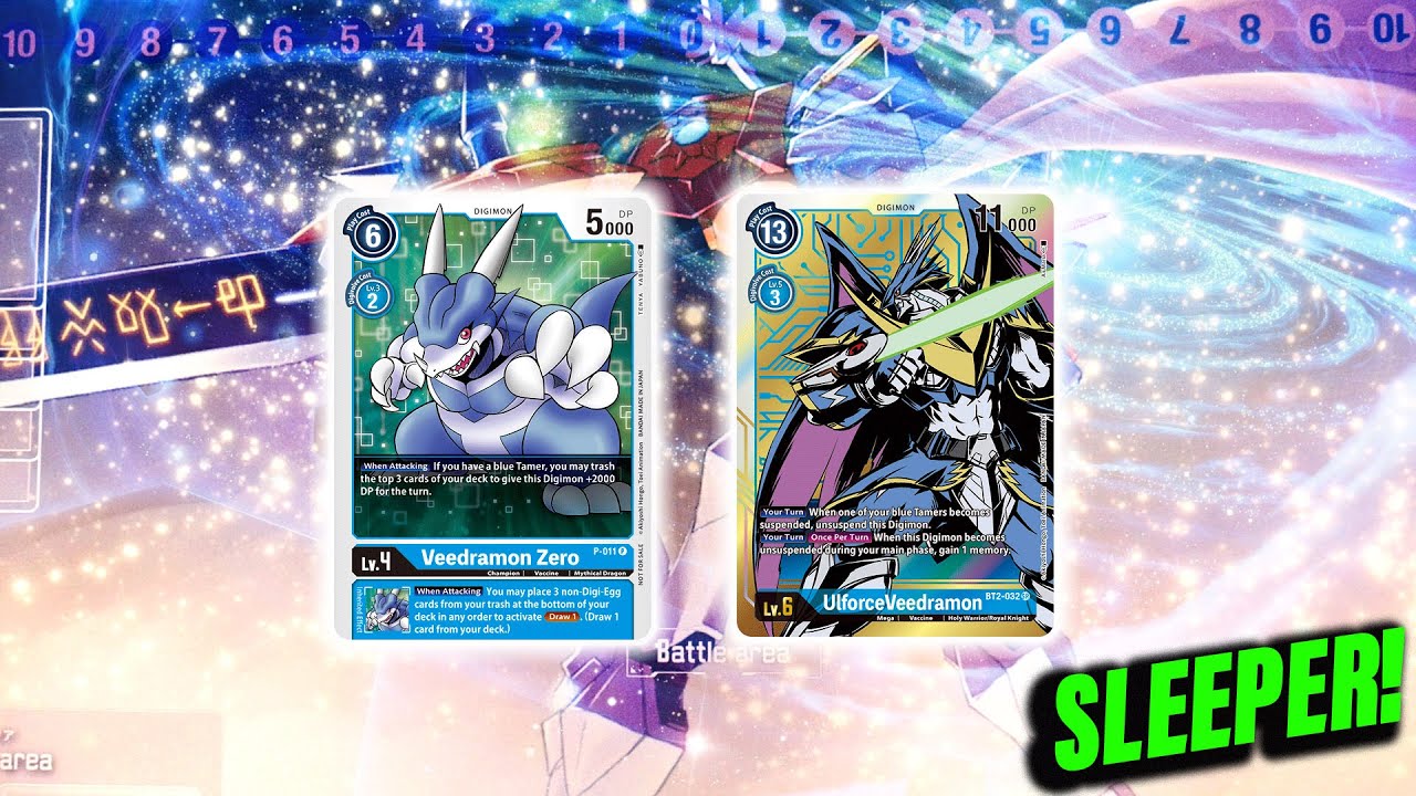 This Deck Beats the BEST Digimon Decks! UlforceVeedramon! Set 1.5 ...
