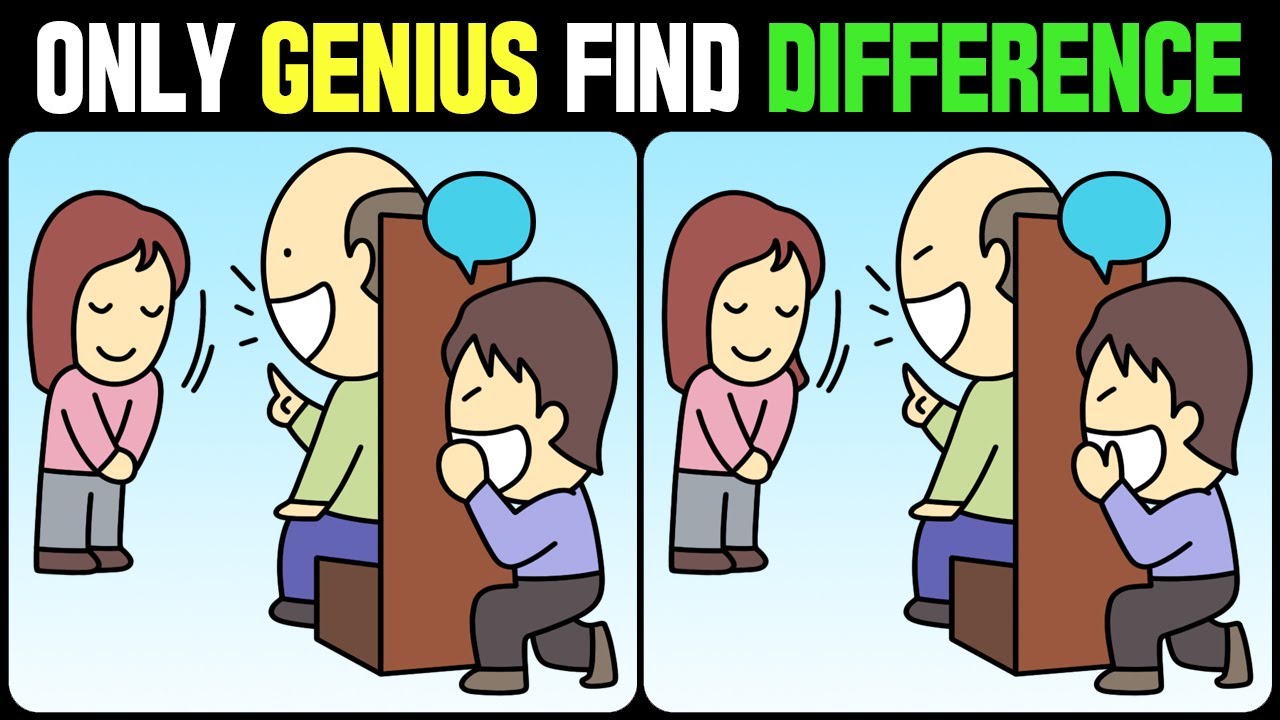 Spot The Difference : Only Genius Find Differences [ Find The ...