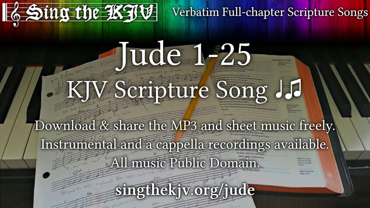 Jude 1-25 ♩♫ KJV Scripture Song, Full Chapter - YouTube