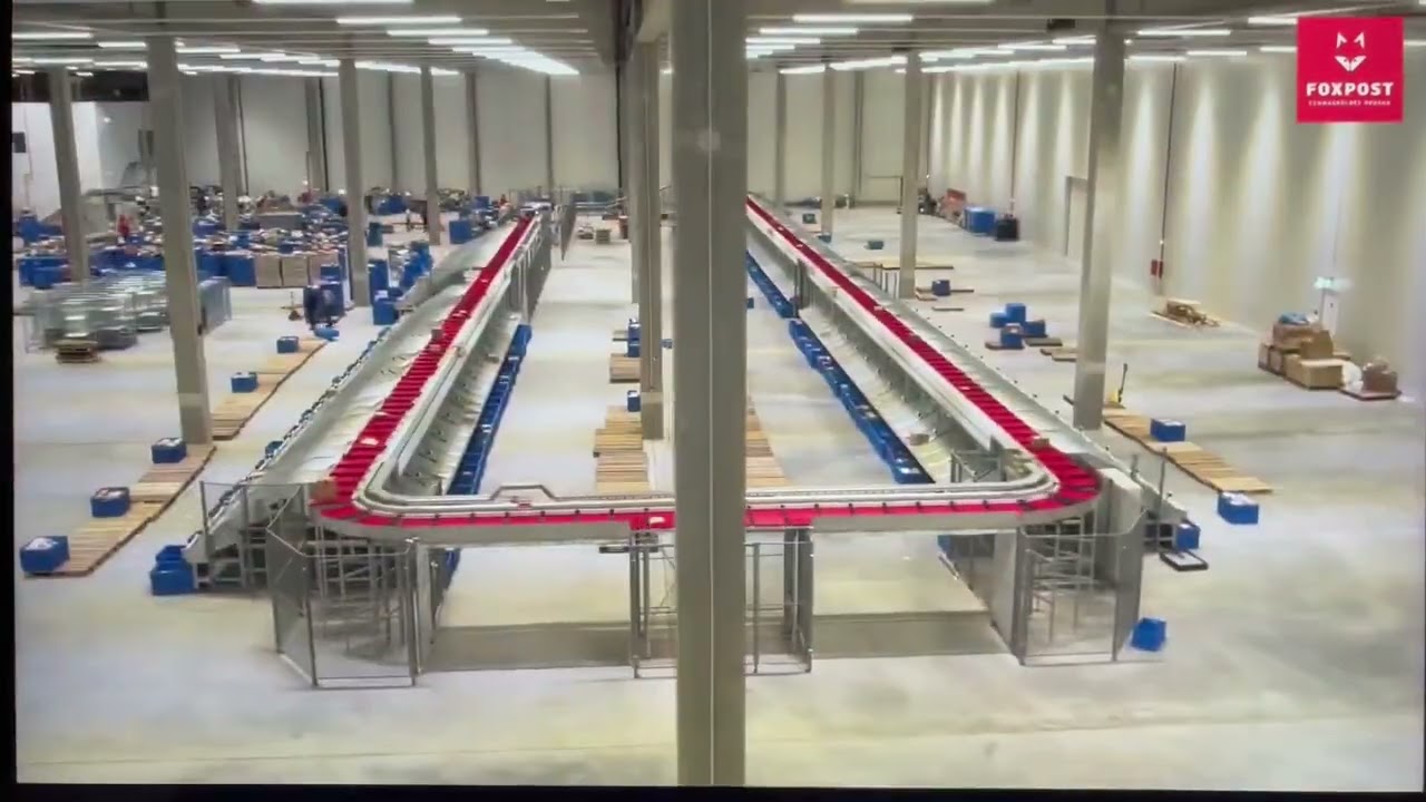 Horizontal Sorter @Foxpost - YouTube