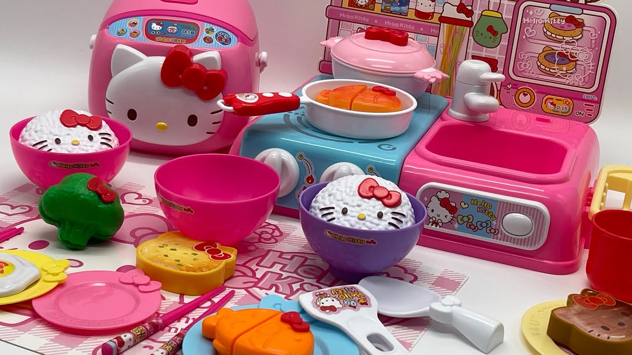31 minutes Satisfying with Unboxing Hello Kitty Rice Cooker with Steam ...