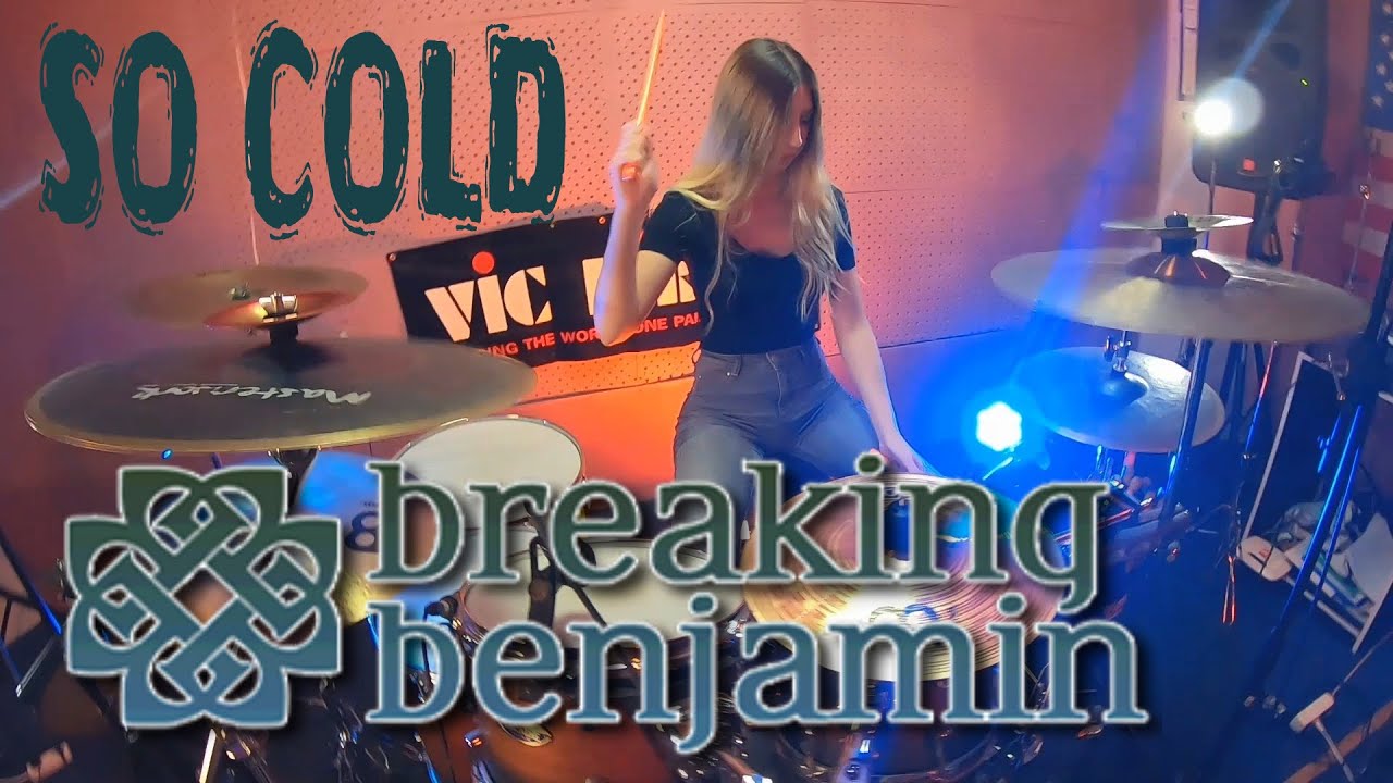 ALENA KAUFMAN - BREAKING BENJAMIN - SO COLD - DRUM COVER - YouTube