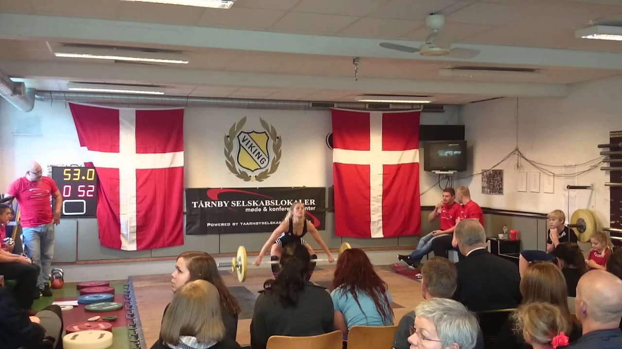 Maria Booth, snatch 53 kg - YouTube