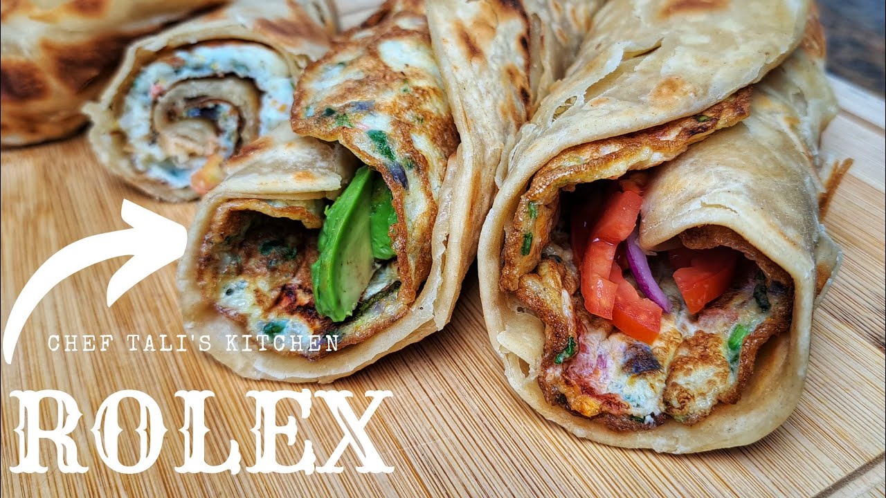 HOW TO MAKE ROLEX! Chapati and Omelette - YouTube