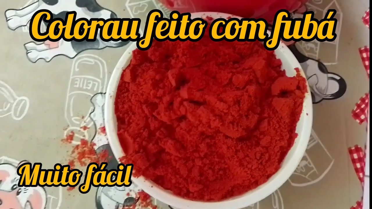 como fazer colorau/corante. com urucum. #vidanaroca - YouTube