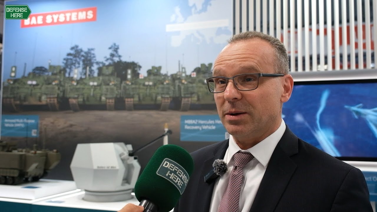 Counter-UAS version of BAE Systems’ AMPV unveiled at MSPO - YouTube