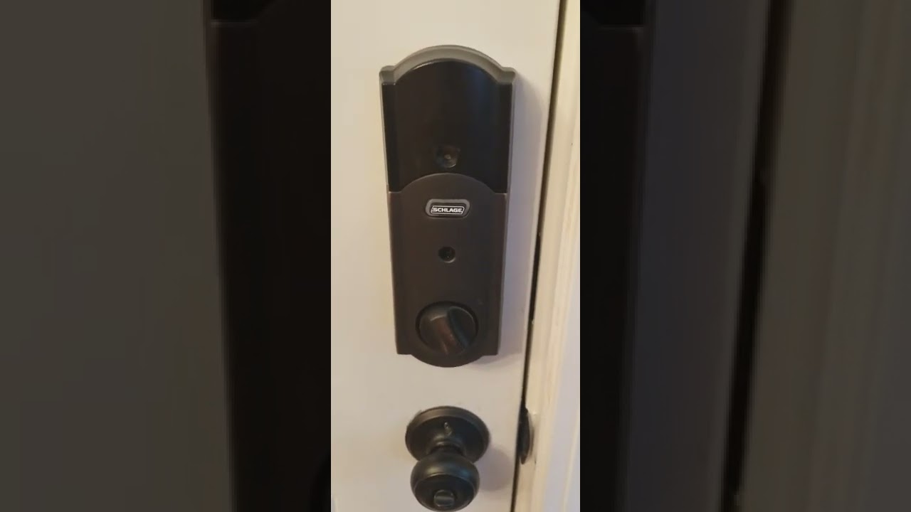 Schlage Z-Wave Lock - YouTube