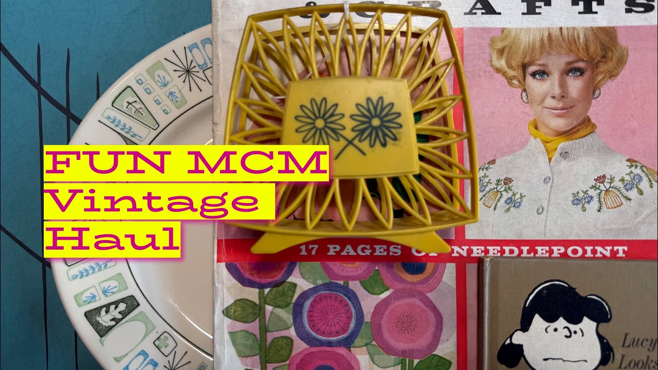 FUN Vintage MCM Haul - YouTube