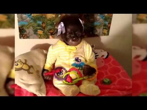 Lula Jasmine Marie my reborn gorilla