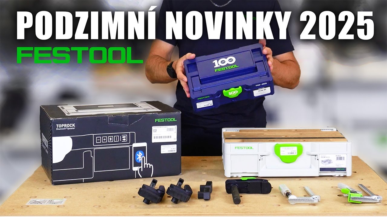 Podzimní novinky Festool 2025: SYS3-MFT M112, SYS3 S76 100Y Limited ...