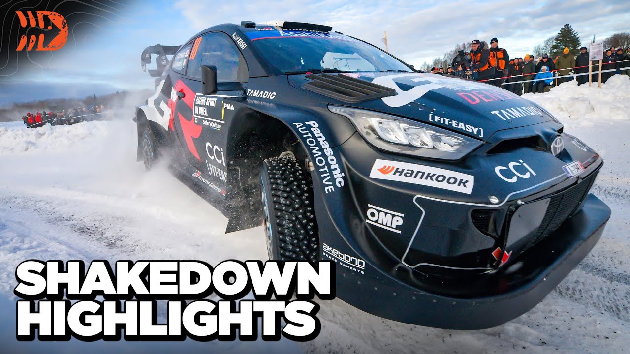 Shakedown Highlights ️ WRC Rally Sweden 2025 🇸🇪 - YouTube