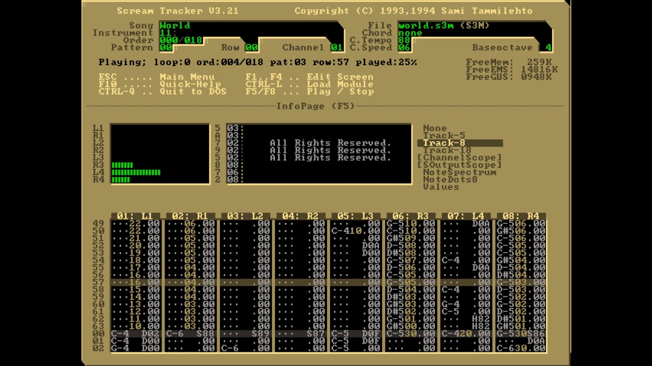 World - Scream Tracker 3 - YouTube
