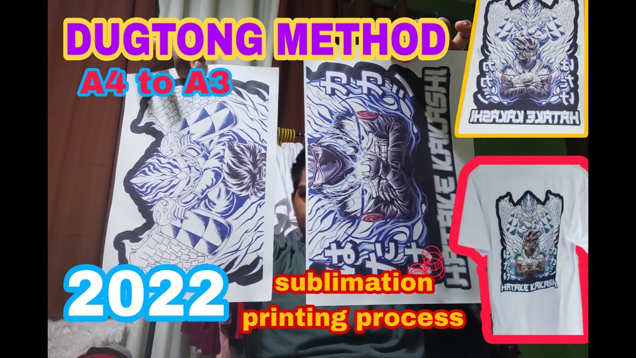 DUGTONG METHOD (Sublimation printing process) easy STEp 2022 - YouTube