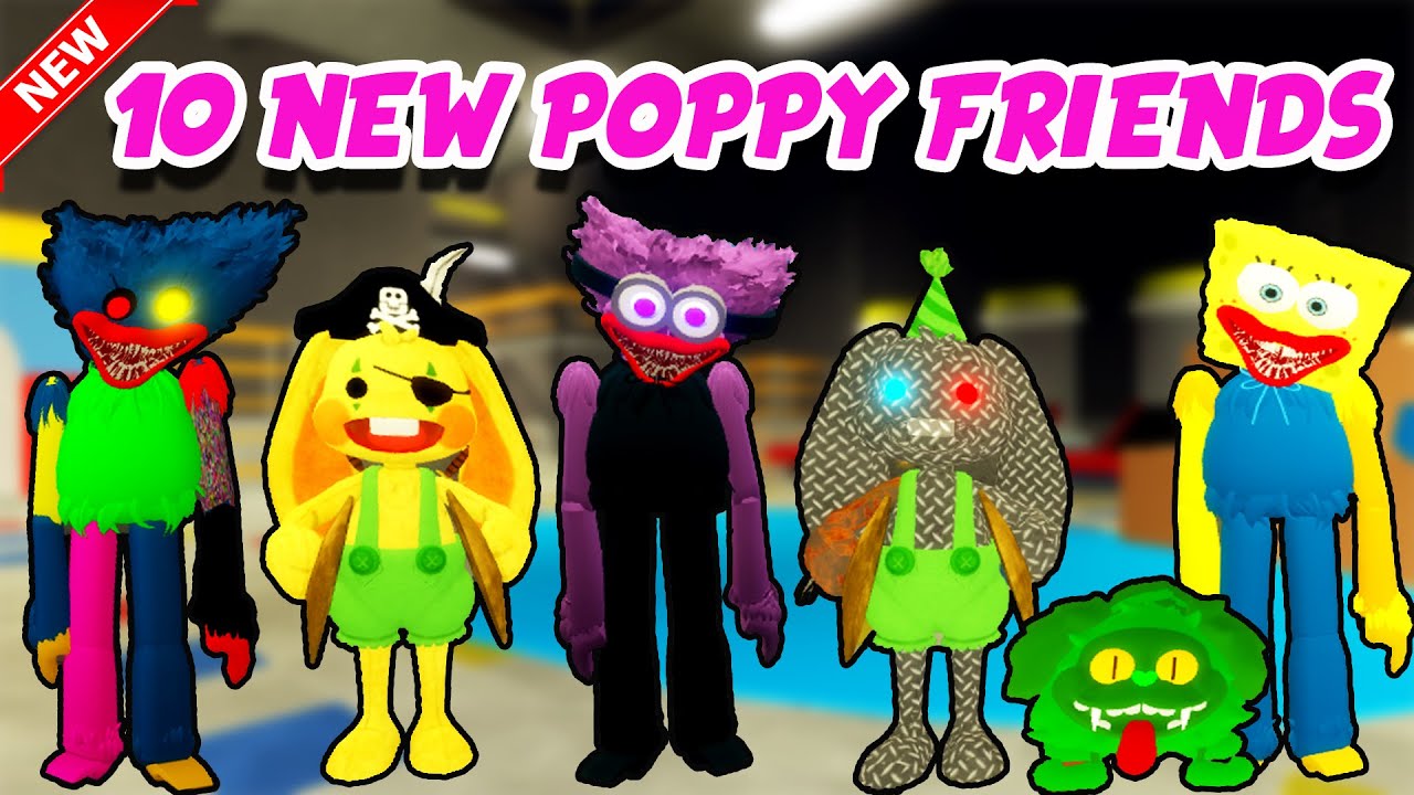 How To Get 10 NEW BADGES in Find The Poppy Friends - UPDATE - YouTube