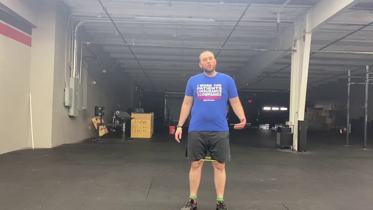 Standing Hip Hinge With Abduction - YouTube