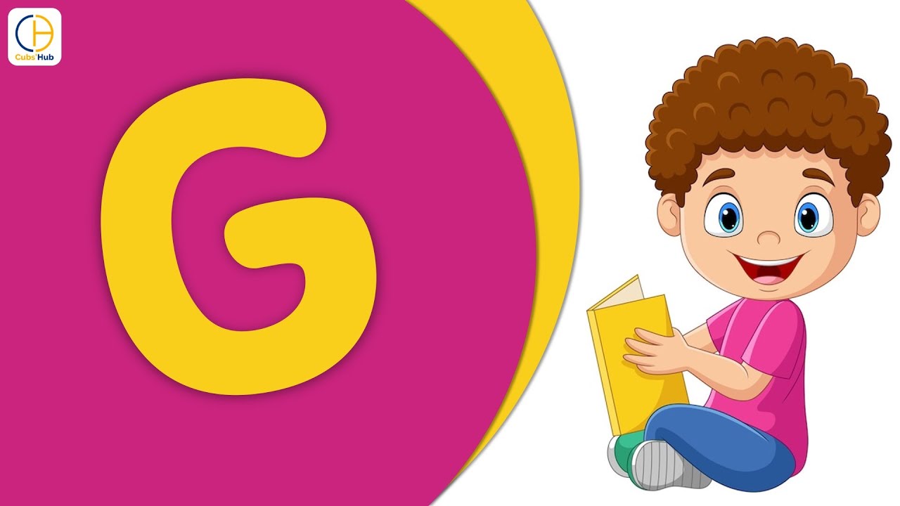 Letter "G" dictionary for kindergarten - YouTube