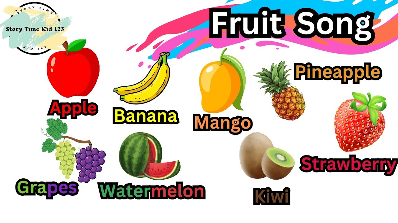 Fruit Song 🍎 | Learn Fruits Nursery Rhymes | Baby Songs | Kids Rhymes ...