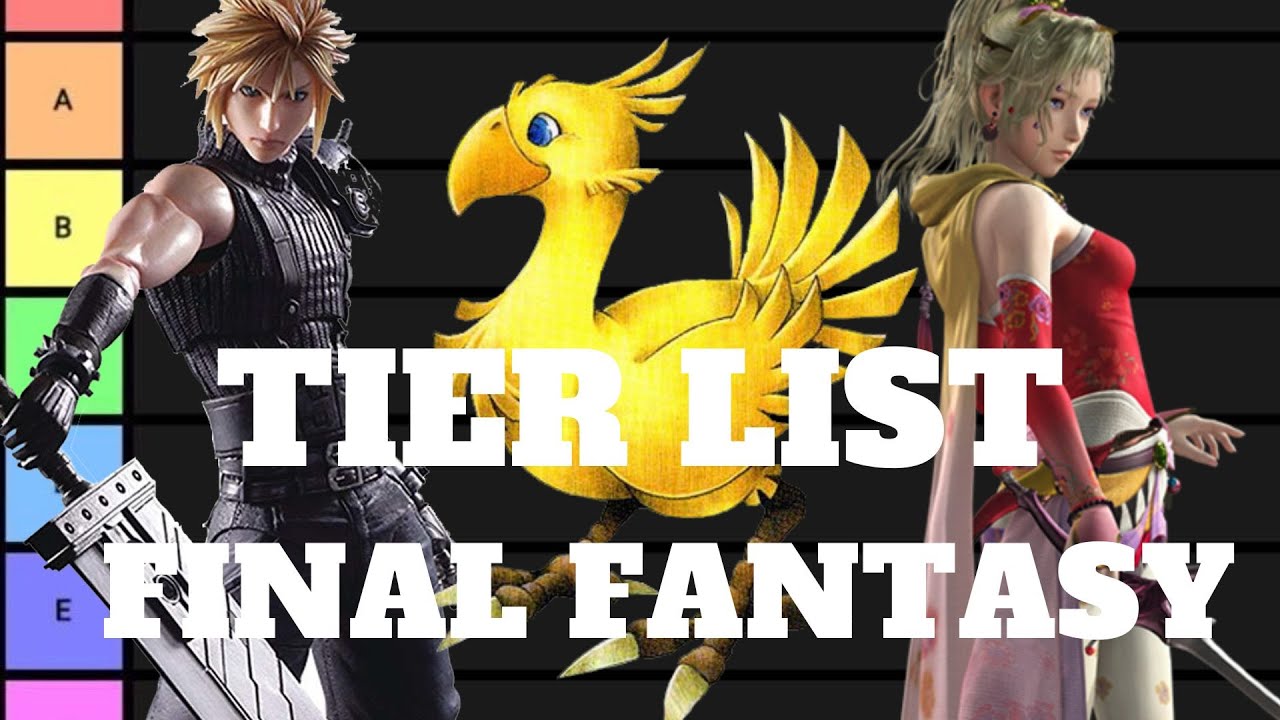 Traff List - Tier list Final Fantasy - YouTube