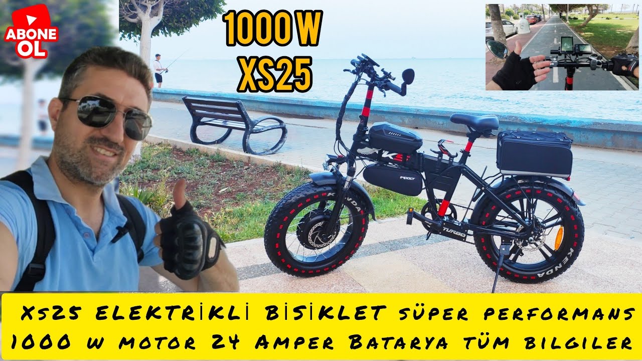 Rks Xs25 Katlanır Elektrikli Bisikleti 60 km hıza çıkardık.1000w kit ...