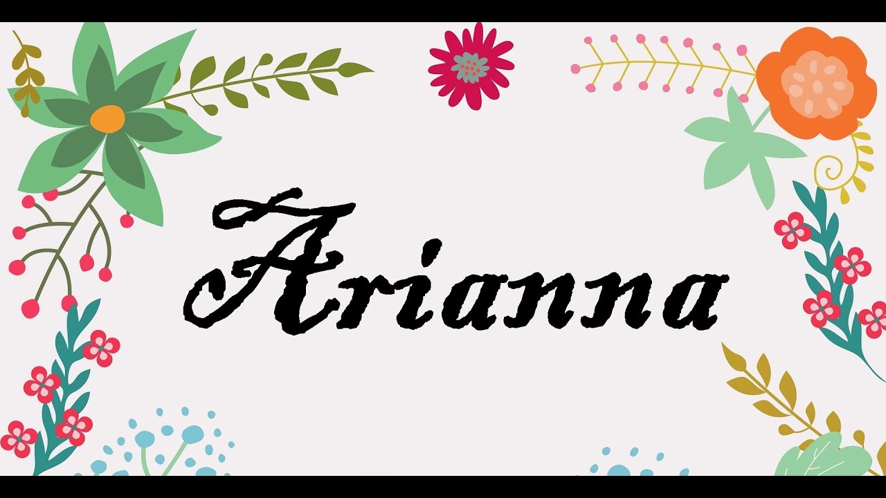 ARIANNA Significato e origine del nome - YouTube