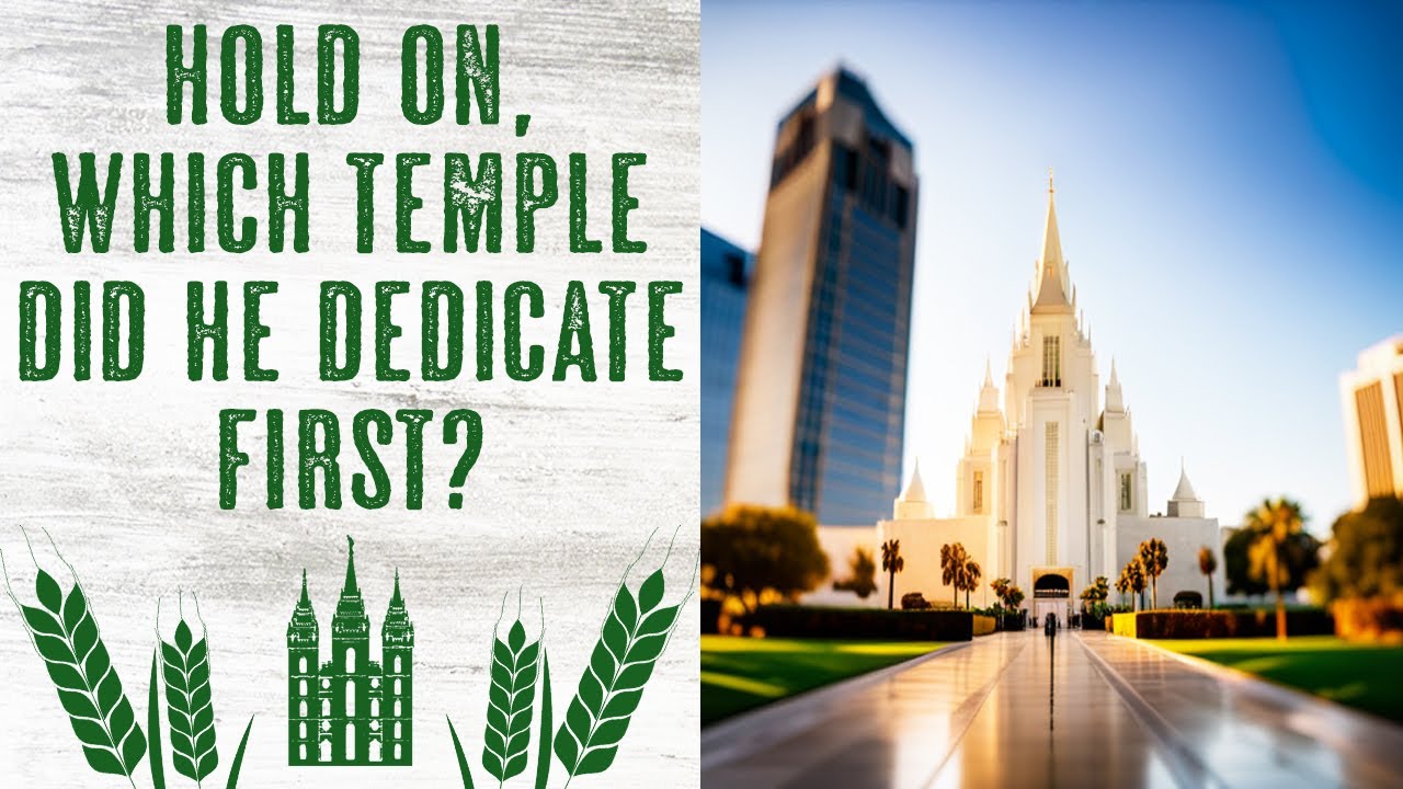 Symbolism in President Nelson's First Temple Dedication as President of ...