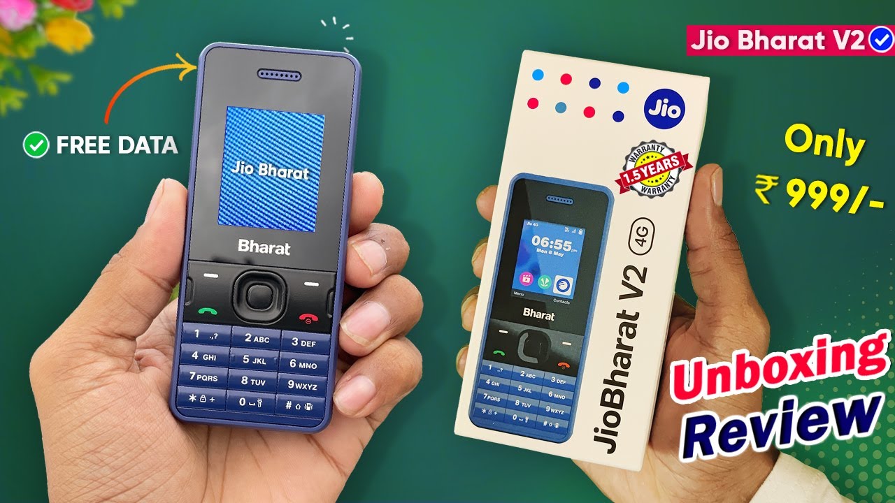 Jio Bharat V2 4G Unboxing & Review After 48 Hrs, Only Rs.999/- | Jio ...