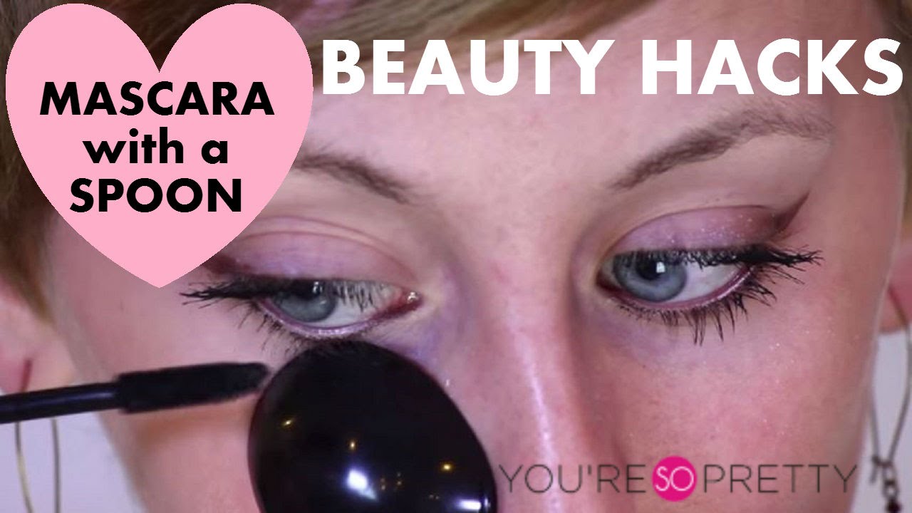 Beauty Hacks | Perfect Mascara Using a Spoon | Makeup Tutorial - YouTube